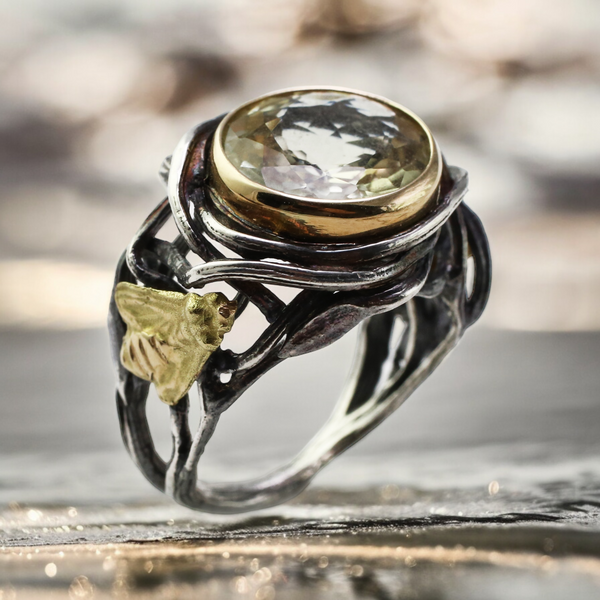 Honey Bee Tourmaline Bramble Ring – Merzatta